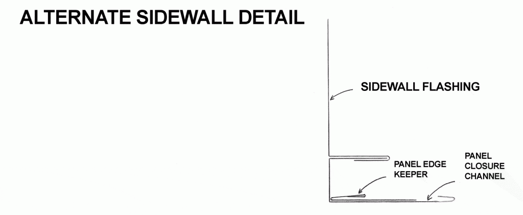Alternate Sidwall Detail - Architechtural Construction Service
