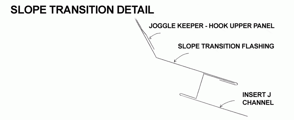 Slope Transition Detail - Architechtural Construction Service